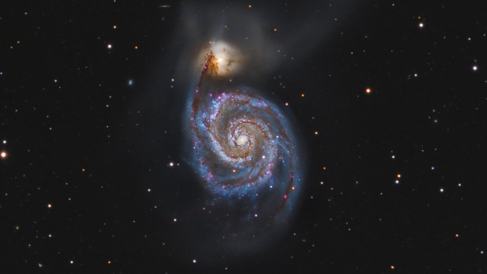 Space Images Fire Within The Antennae Galaxies